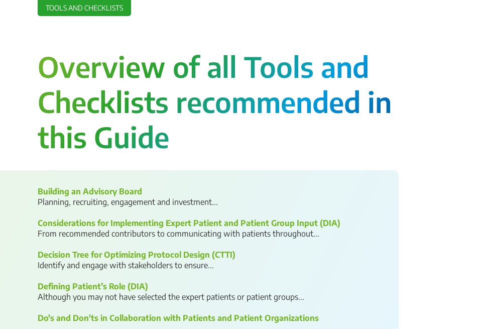 Patient Advisory Board - Patient Engagement Guide