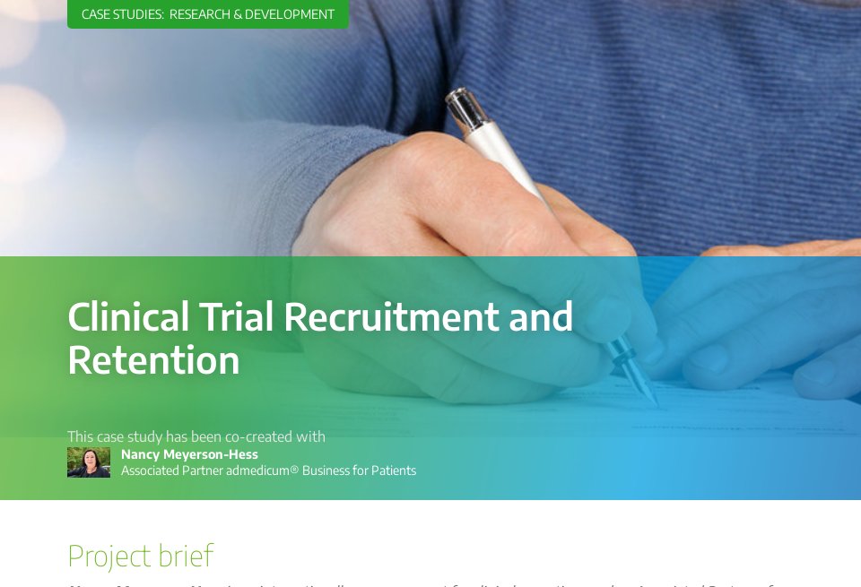 Clinical Trial Recruitment and Retention - Patient Engagement Guide